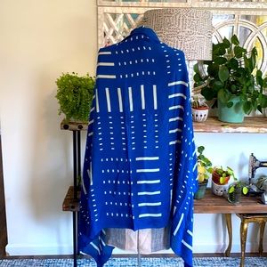A Peace Treaty | Accessories | Nwt A Peace Treaty Royal Blue Silk Scarf ...